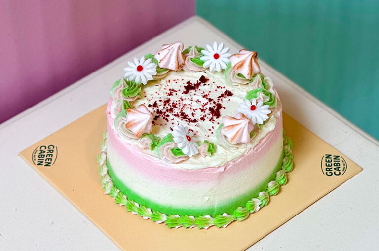 Bento Ribbon Cake - Green Cabin